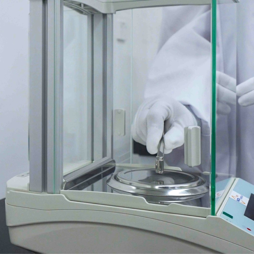 NUWEIGH Stainless Steel Platform scales In Laboratory Dispensory | Nuweigh
